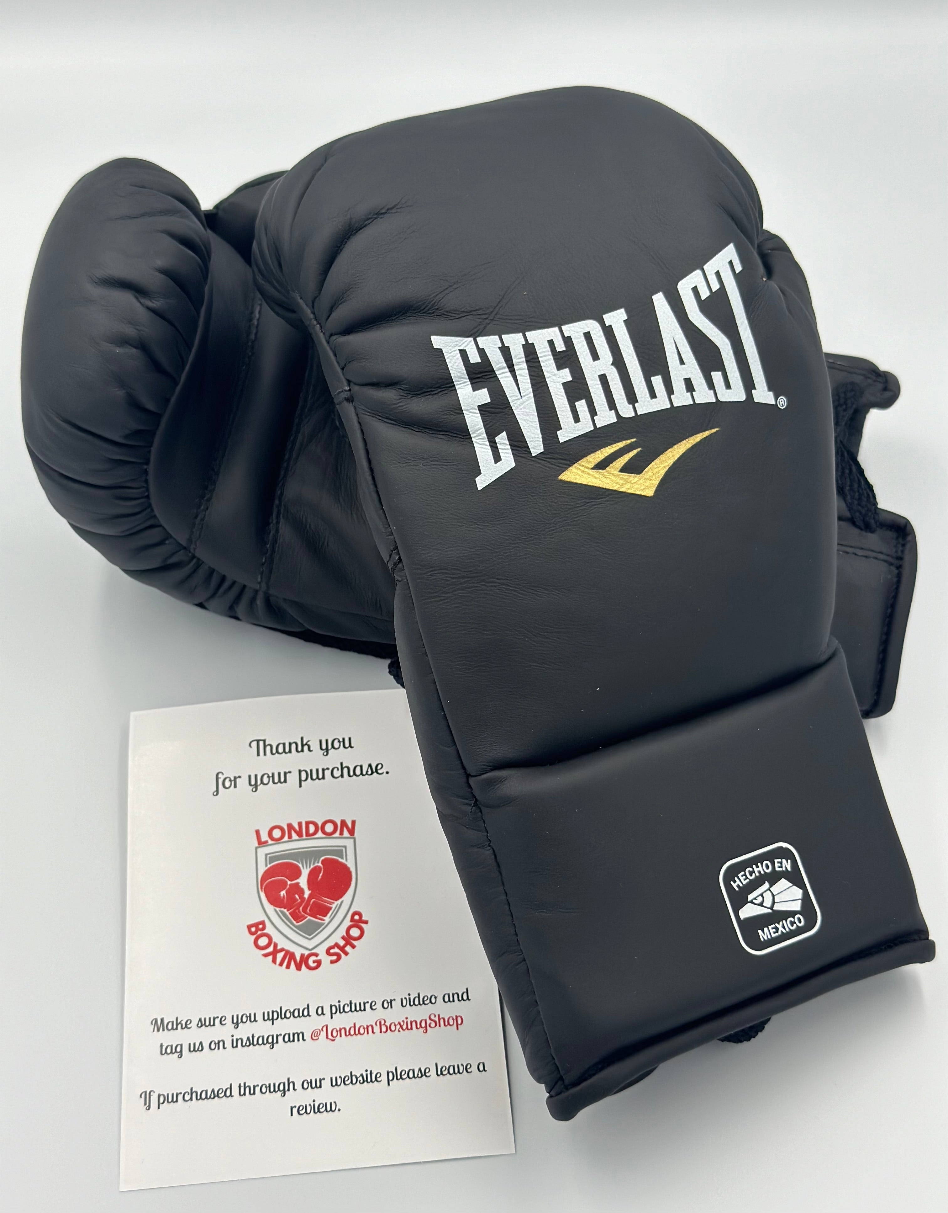Black Everlast MX Pro Fight Gloves – LondonBoxingShop